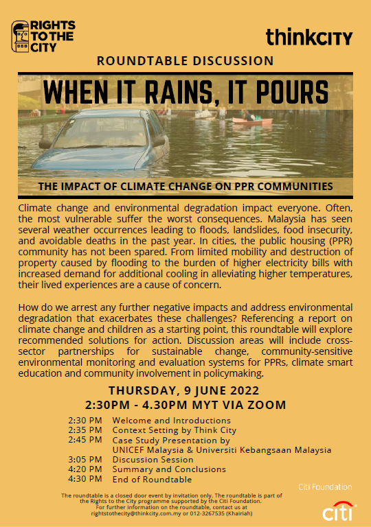 Key Message from R2C Roundtable #4 – “When it Rains, it Pours – The ...